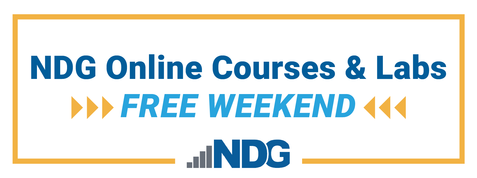 Free Weekend | NDG Online Courses & Labs